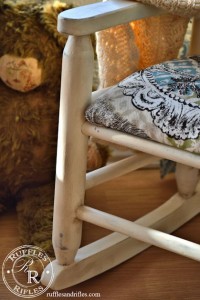 Mini Shabby Chic Rocking Chair - Ruffles and Rifles